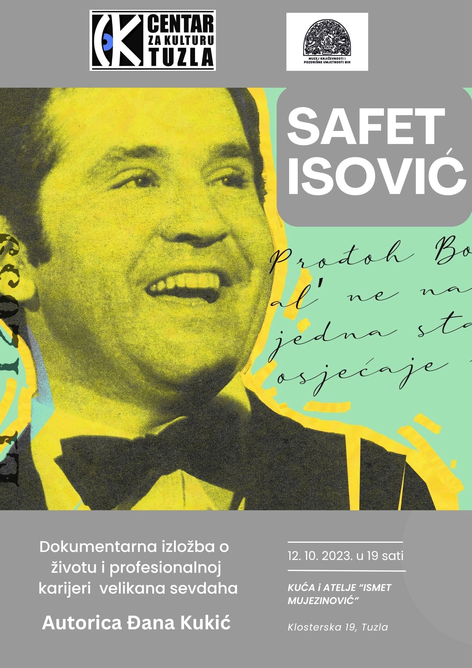 Najava izložbe u Tuzli: Safet Isović i njegov život kroz novinske ...